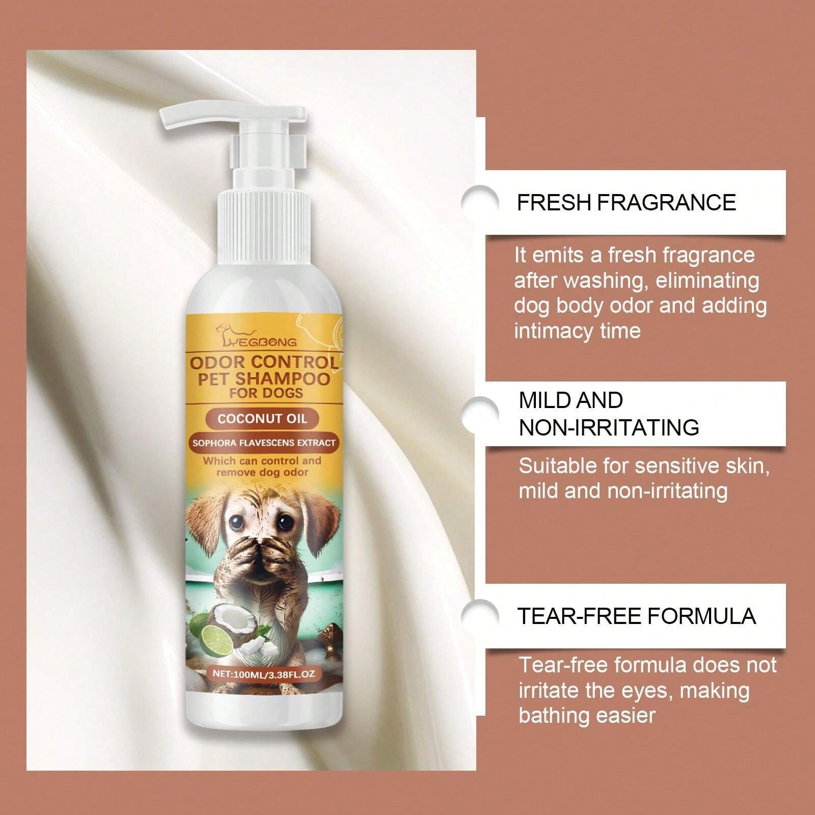 Dog Shampoo, Gentle Cleansing Formula To Soften Pet Fur, Dog Shampoo ...