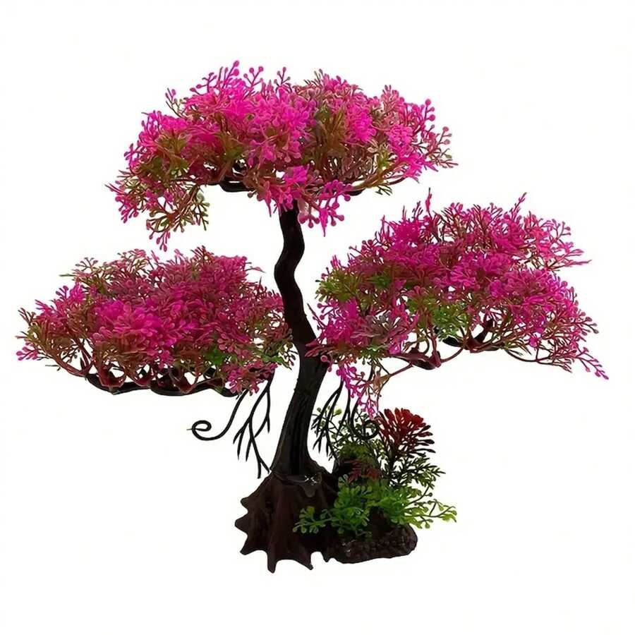 Add A Splash Of Color To Your Aquarium With Plastic Simulation Tree ...