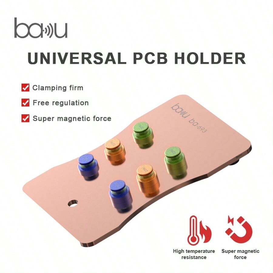 baku BAKU 693 Universal PCB Holder - Jig Fixture Clamp Reparing Tool - Soldering Kit - Stainless ...