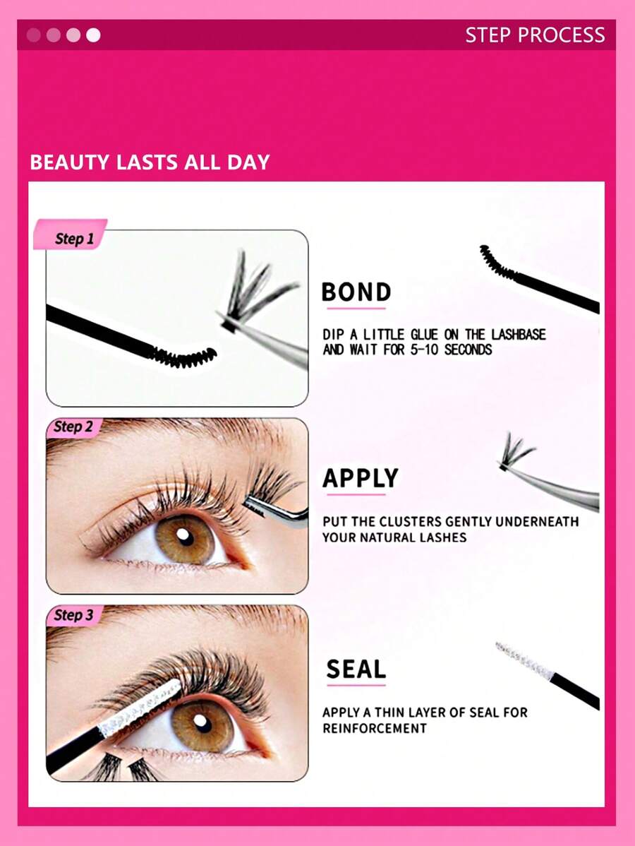 DIY Eyelash Extensions11-12mm Manga Lashes Volume Individual Eyelashes ...