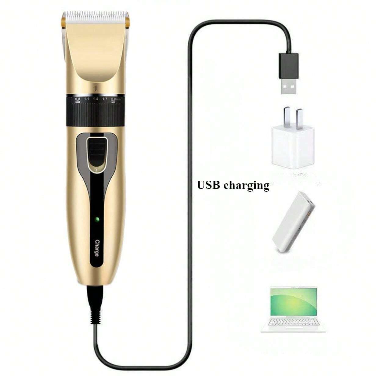 Portable Lithium Battery Hair Clipper Electric Clipper Hair Clipper ...