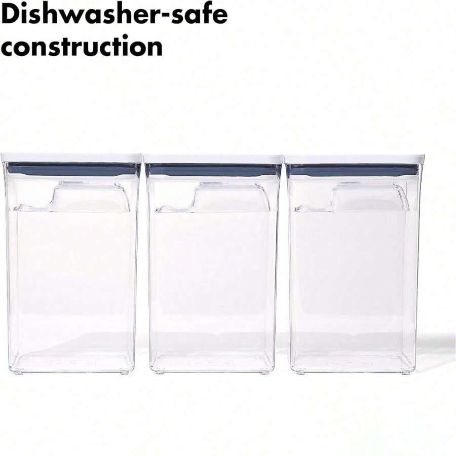 Good Grips 6 Piece(3 Containers & 3 Scoops) Large Canister Set With ...