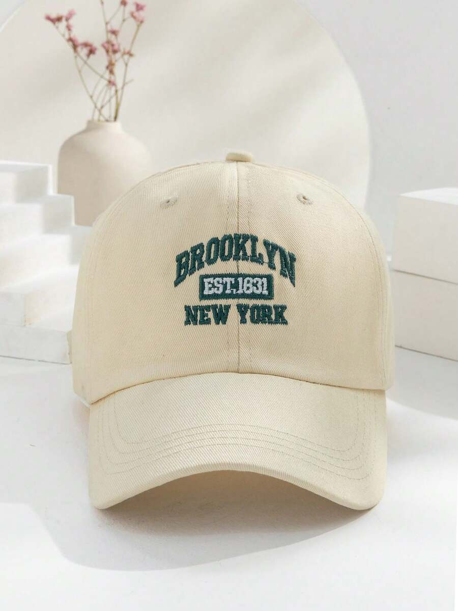 Y2K Hip-Hop Embroidered Baseball Hat, Unisex Brooklyn New York ...