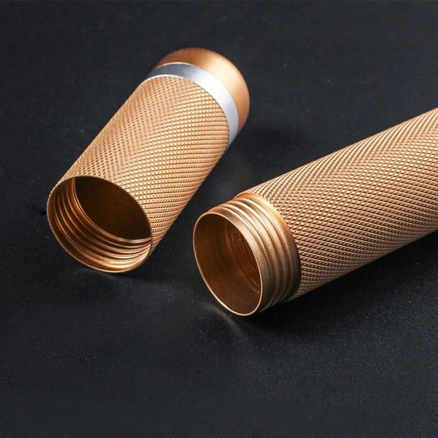 Portable Metal Cigar Tube For Travel Mini Pocket Cigar Humidor Storage ...