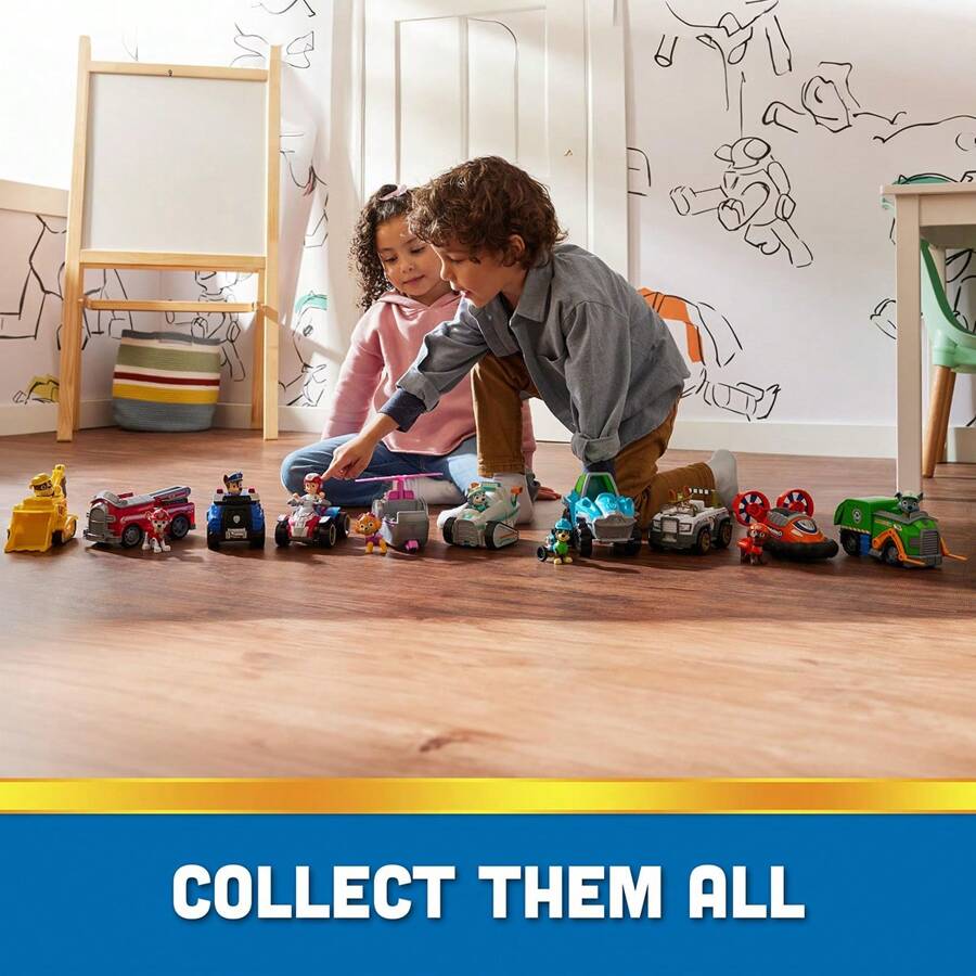 Paw Patrol Rubble's Bulldozer, Toy Vehicle With Collectible Action ...