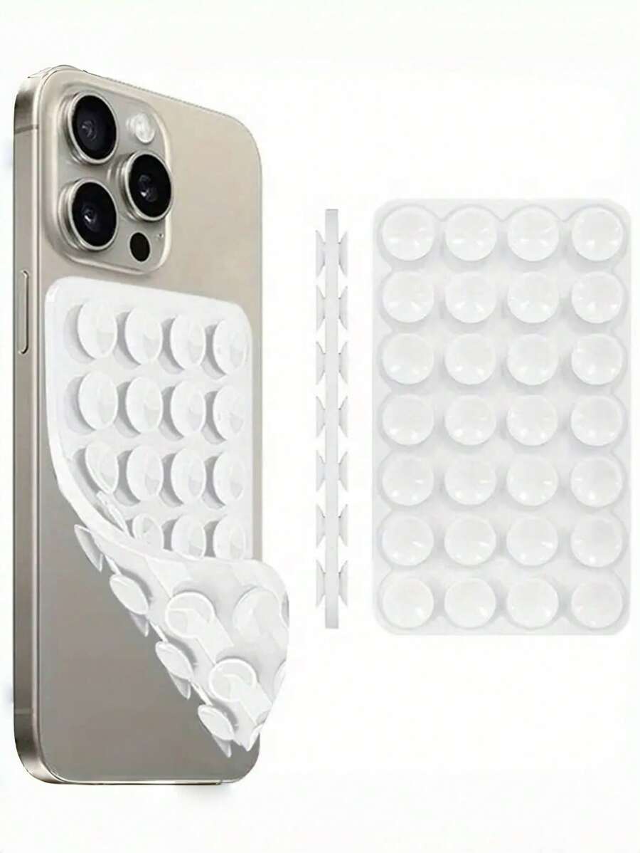 1pc Silicone Phone Sticky Grip Handle, Suction Phone Case Stand, Hands ...