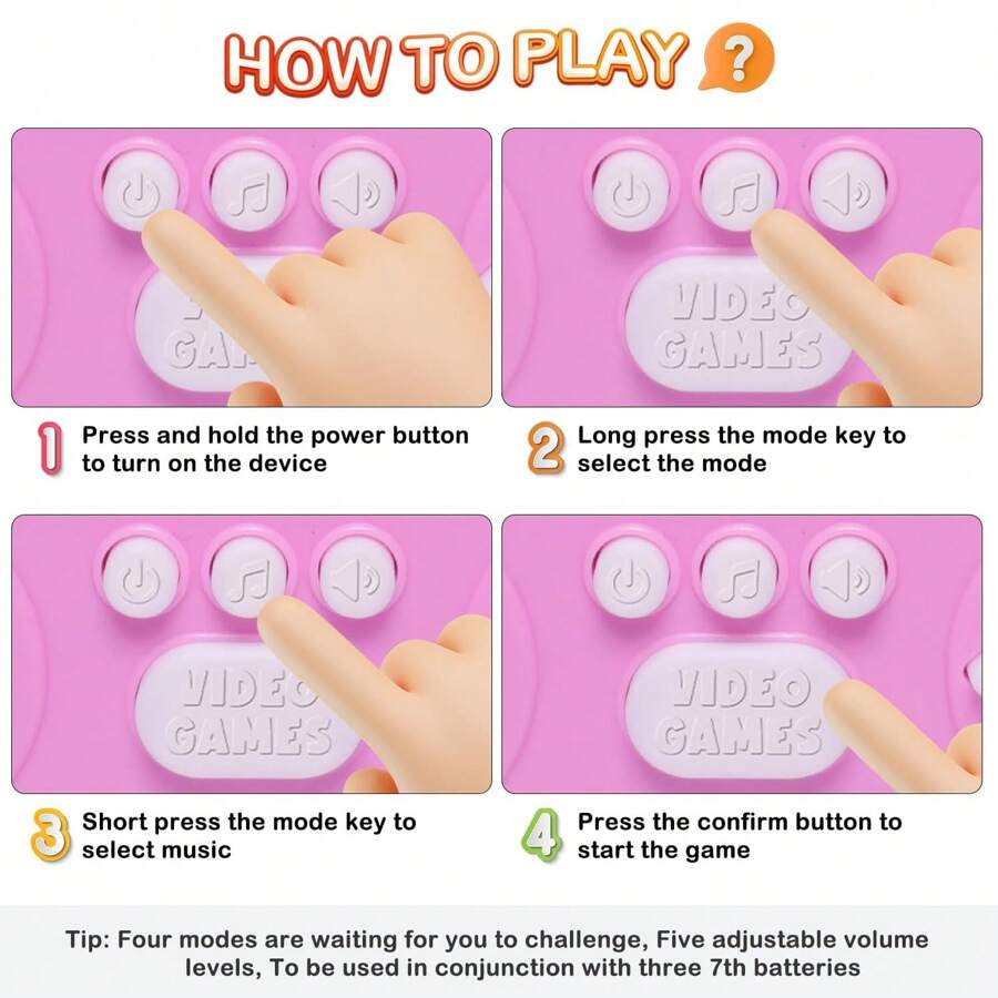 Rhythm Master Handheld Dancing Game Console, Rhythm Tap Game Toy ...