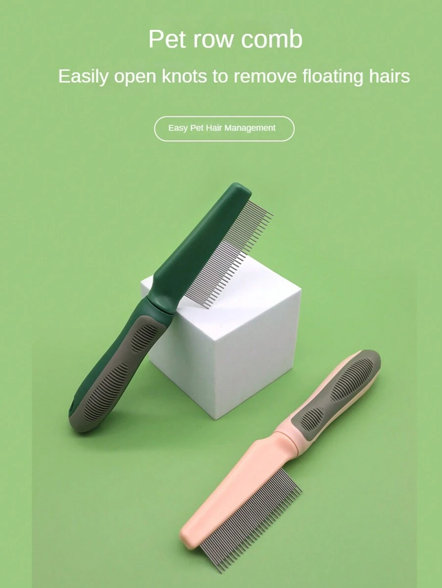 Pet Flea Comb, Flea Removal Fine Steel Comb For Dogs, Cats To Remove ...