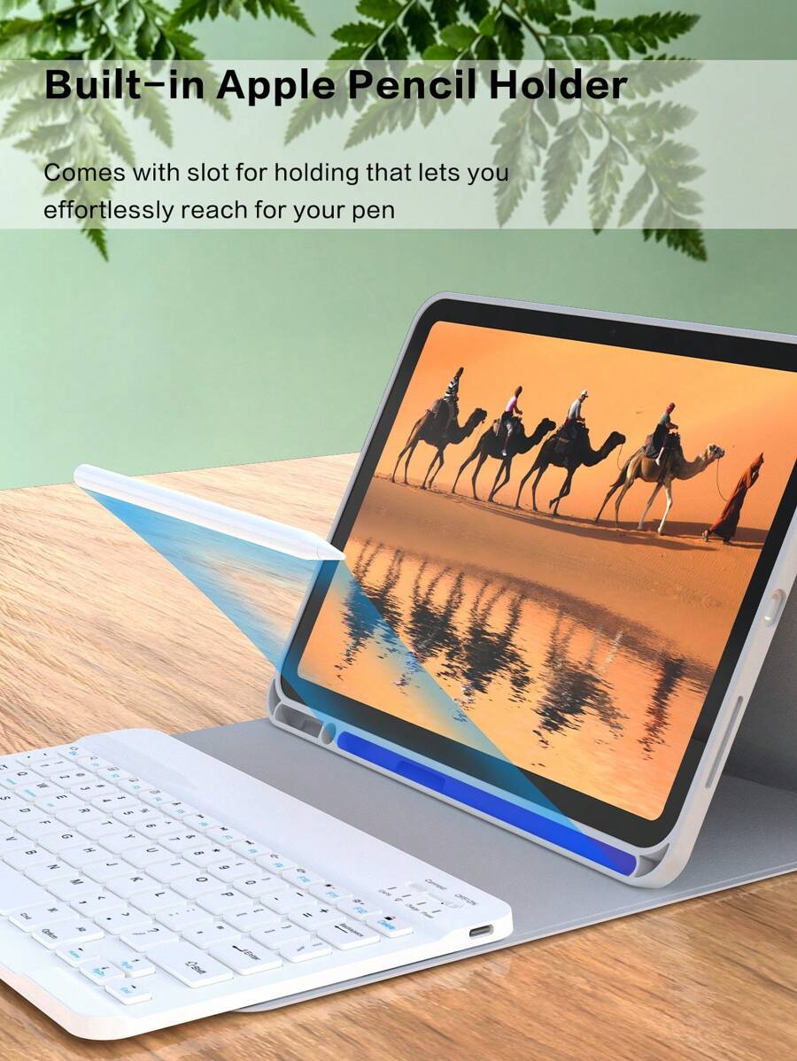 Apple Keyboard Case Compatibel met iPad, Afneembare Draadloze Bluetooth ...