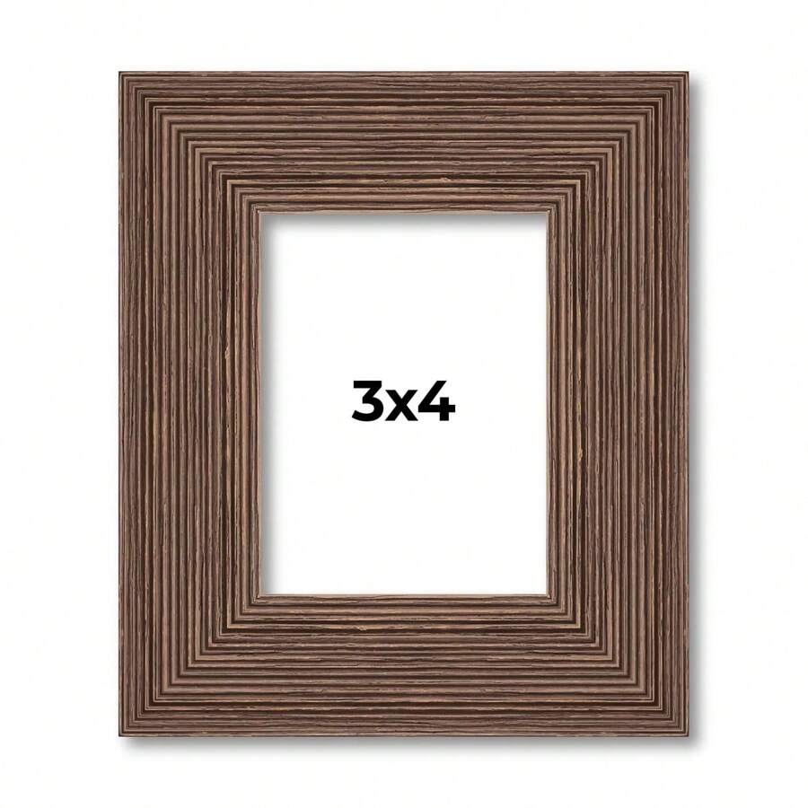 Custompictureframes.Com Barnwood Picture Frame 3x4 UV Resistant Acrylic ...