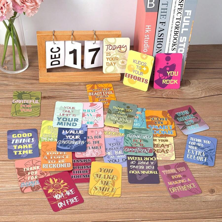 50 tarjetas de motivación únicas para empleados, tarjetas de ...