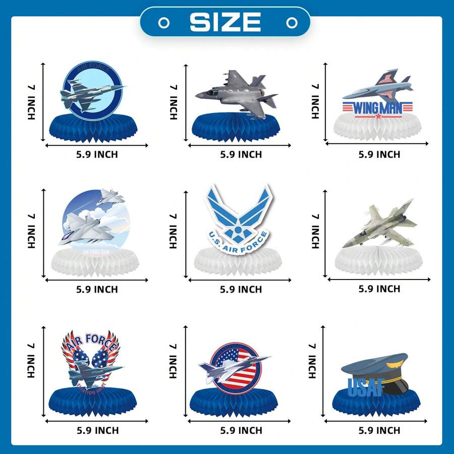 Party Decorations Supplies Top Honeycomb Table Centerpieces Cutouts For ...