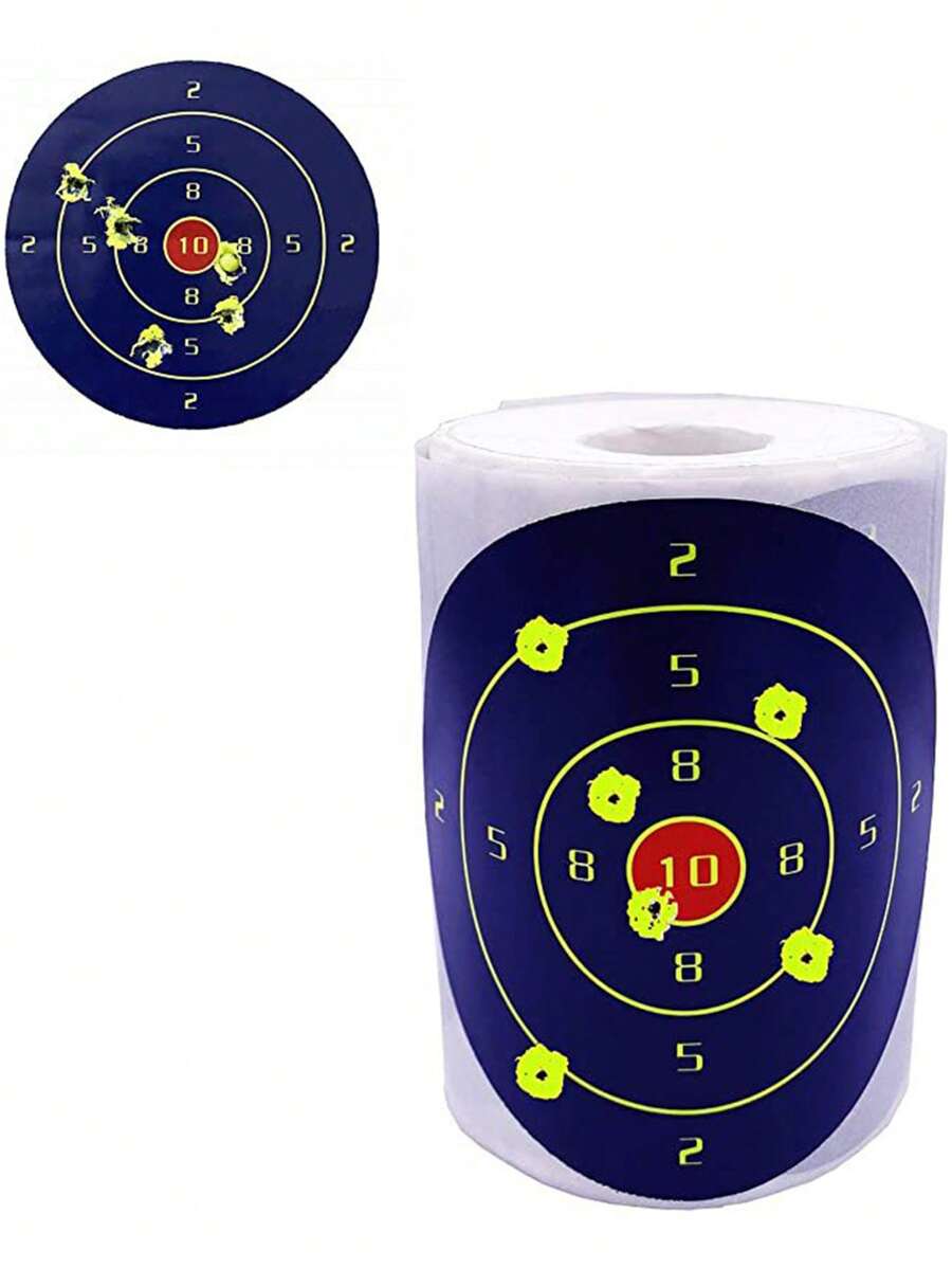 4-Inch Shooting Targets, Fluorescent Splatter Target Paper For Firearm ...