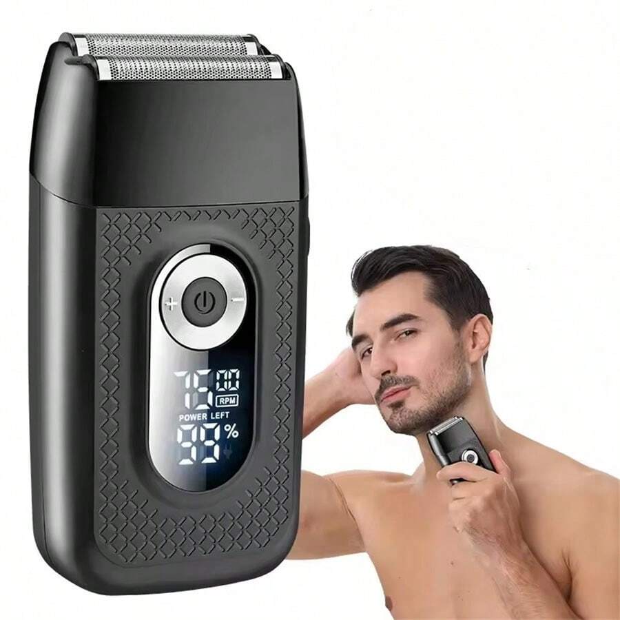 Rechargeable USB Foil Blade Men Waterproof Electric Shavers Razors Hair ...