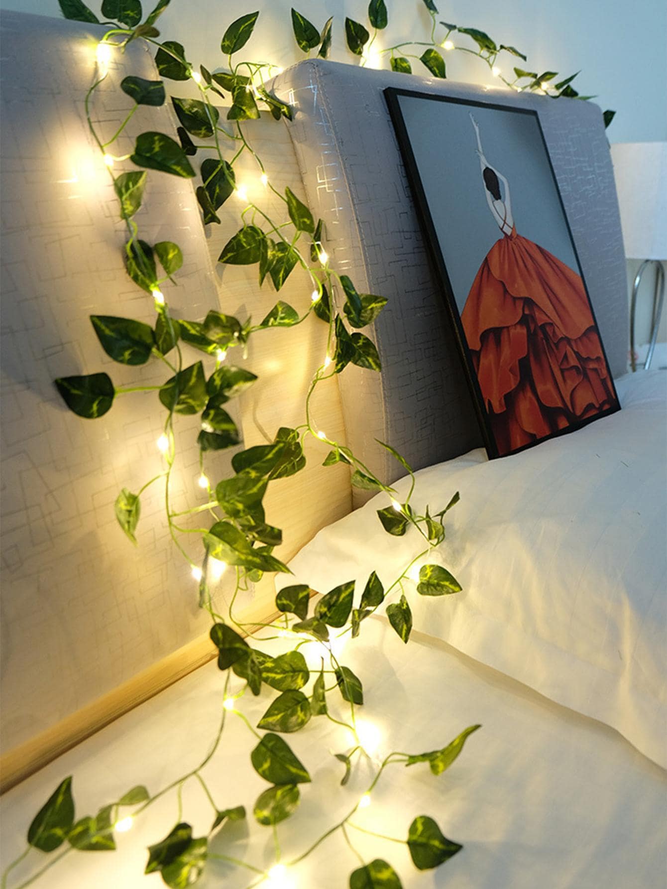 2M/5M/10M 20 50 100 LED String Light Fake Vines For Room Decor ...