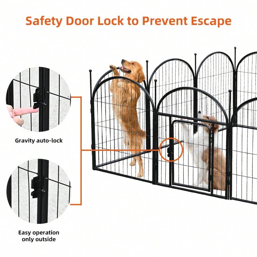 Fancy Pet Pen Dog Pen Indoor Small And Medium-Sized Dog With Roof Guard ...