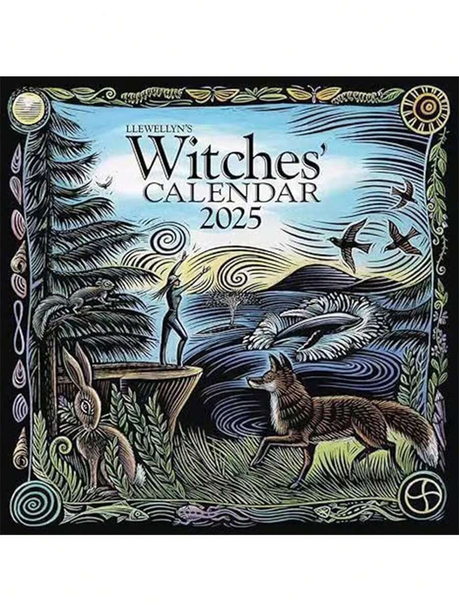 2025 Lavellian Witch's Day Calendar: Wall-Hanging Festive Witchcraft ...