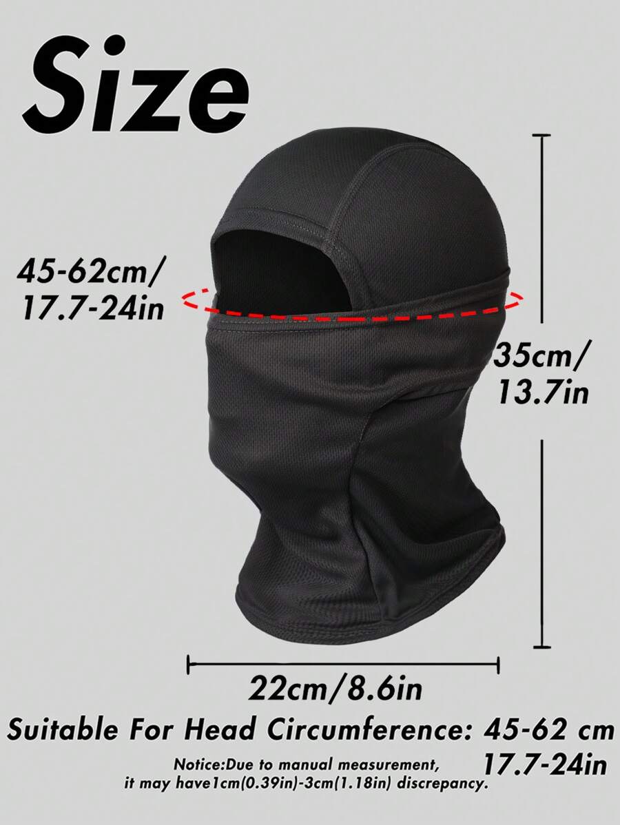 Musion 1pc Breathable Mesh Balaclava Face Mask Ski Mask For Men Women ...