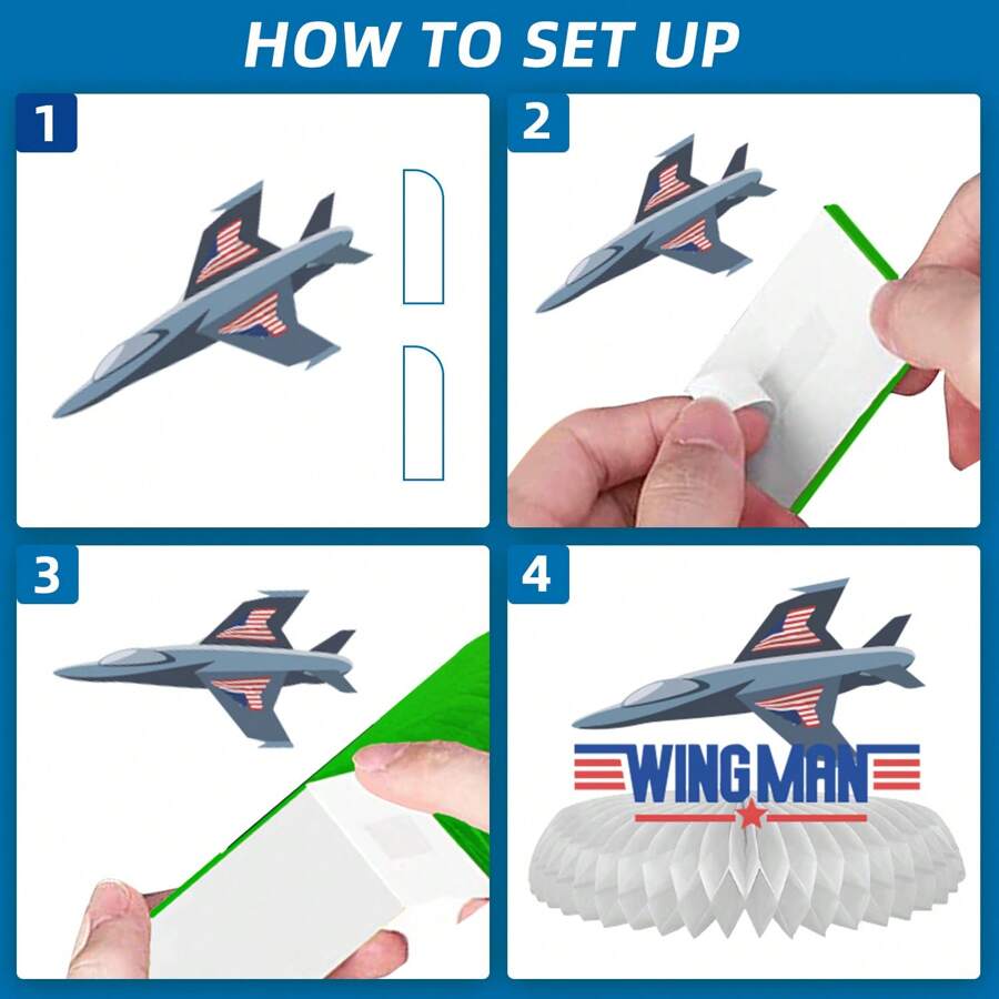 Party Decorations Supplies Top Honeycomb Table Centerpieces Cutouts For ...