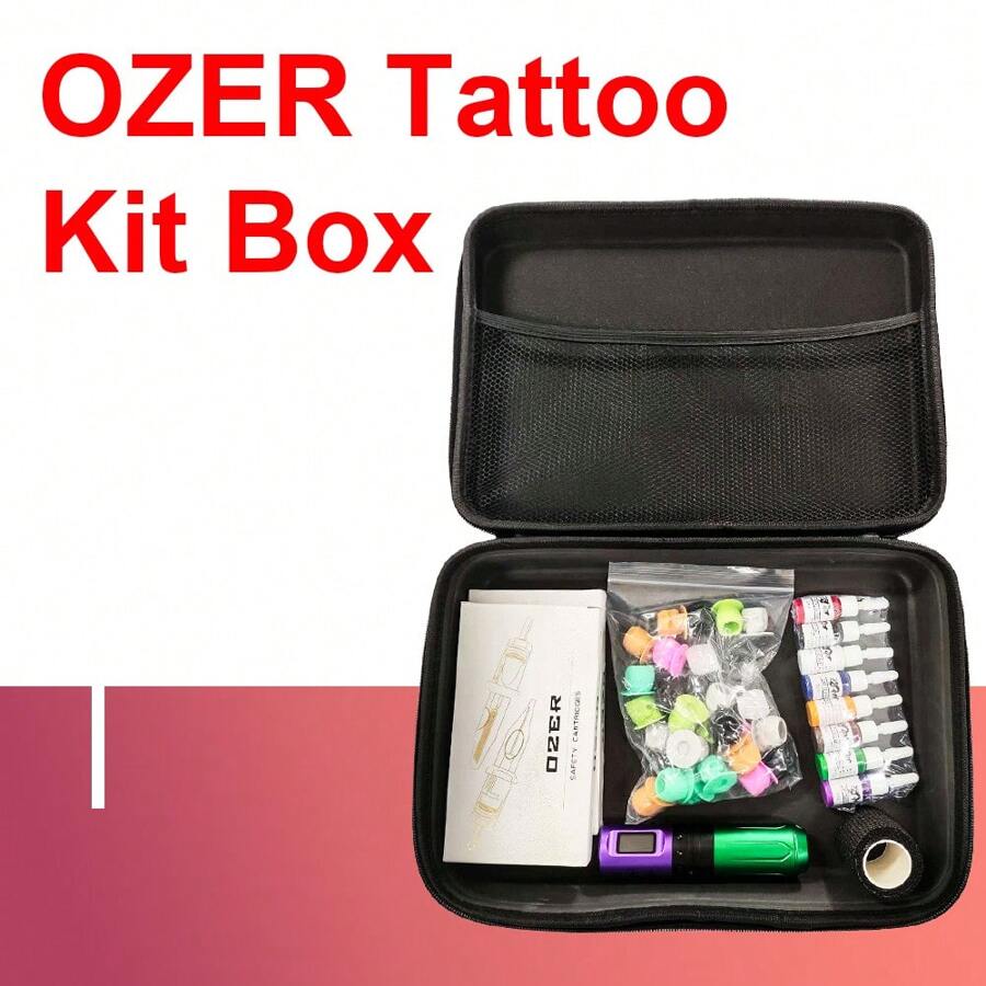 JCTATTOO TATTOO TATTOO TOOLBOX PORTABLE TOOLBOX Large Capacity For ...