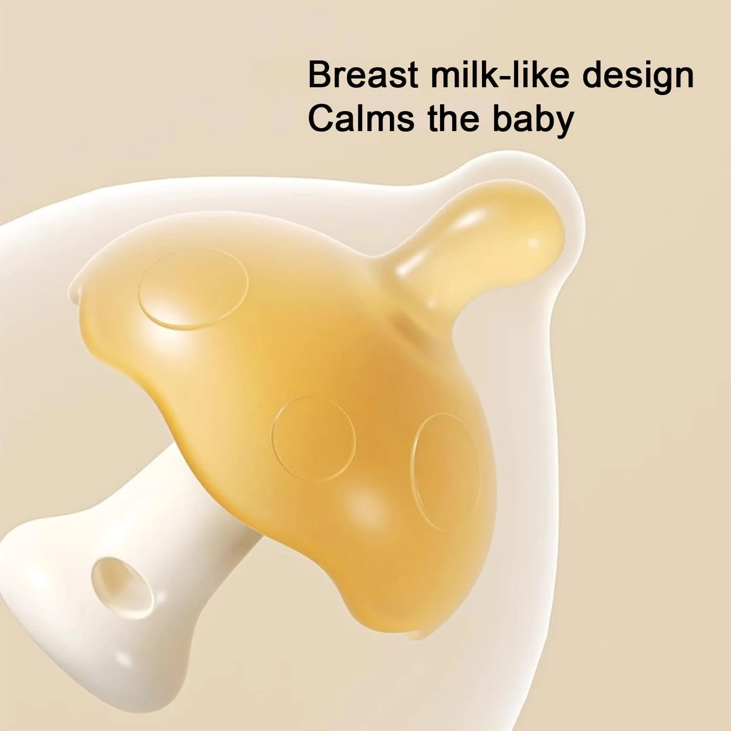 Infant Pacifier, Mushroom-Shaped Teething Stick, Helps Soothe Teething ...