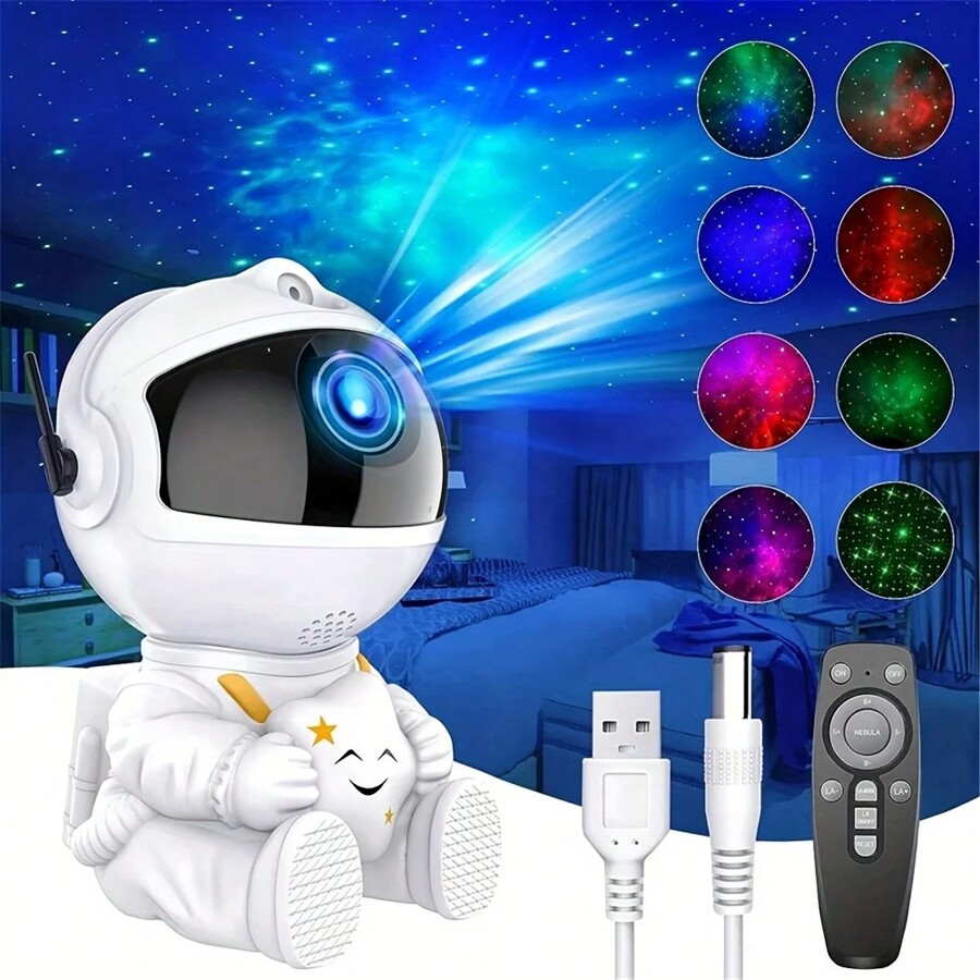Astronaut Galaxy Projector Star Projector Galaxy Night Light Space ...