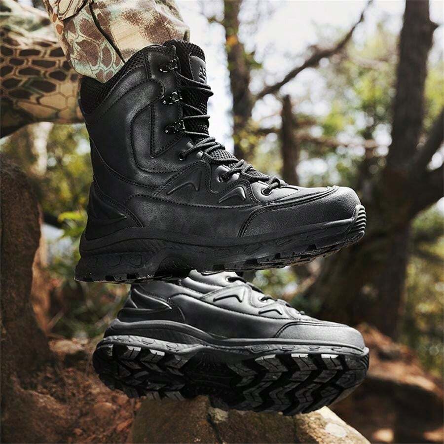 Men's High Quality Military Boots, Tactical Boots, Boot Camp Training ...
