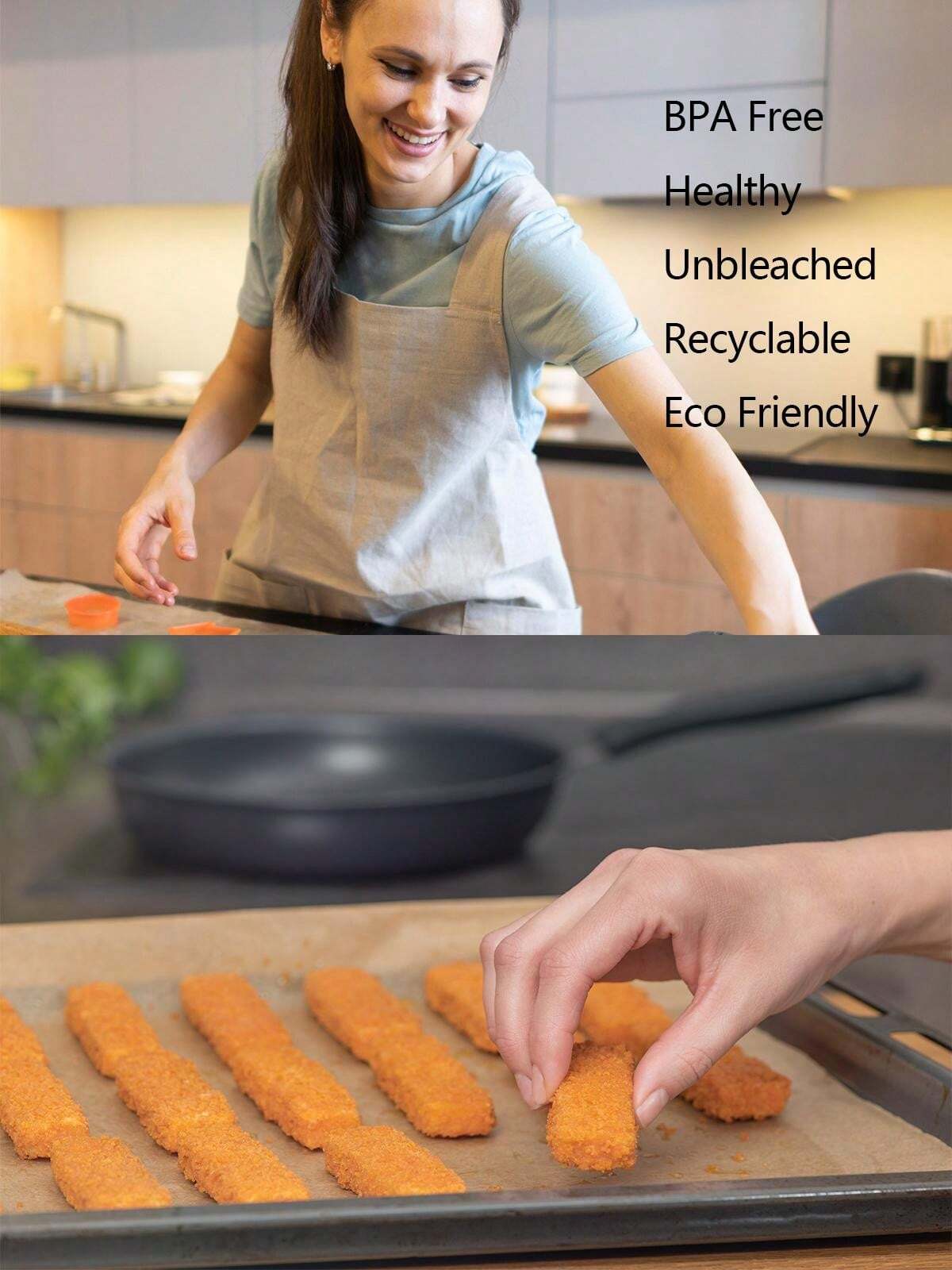 Unbleached Baking Paper Roll For Baking, 30 Cm X10mt, Non-Stick Baking ...