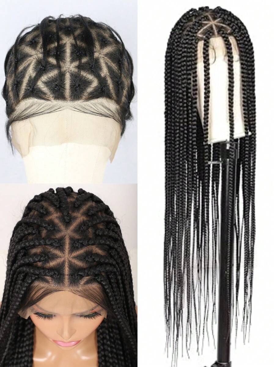 smartwig Double Full Lace Crochet Wig Caps With Natural Knots And Baby ...