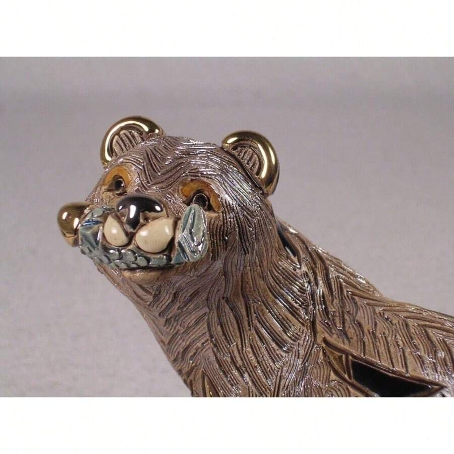 De Rosa Rinconada Family Collection Grizzly Bear With Fish F148- In Box ...