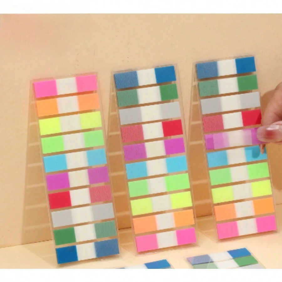 10 Sheets/Set Large Size Colorful Clear Sticky Notes - Self-Adhesive ...