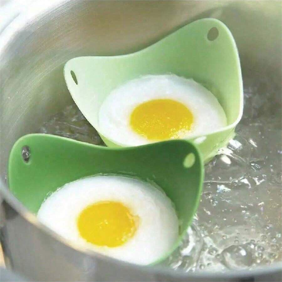 4pcs Non-Stick Silicone Egg Poachers, Suitable For Microwave, Air Fryer ...