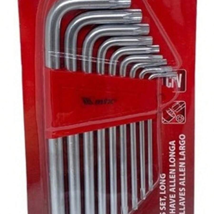 Long Torx Key Set T10 To T50 9pc Mtx | SHEIN PT