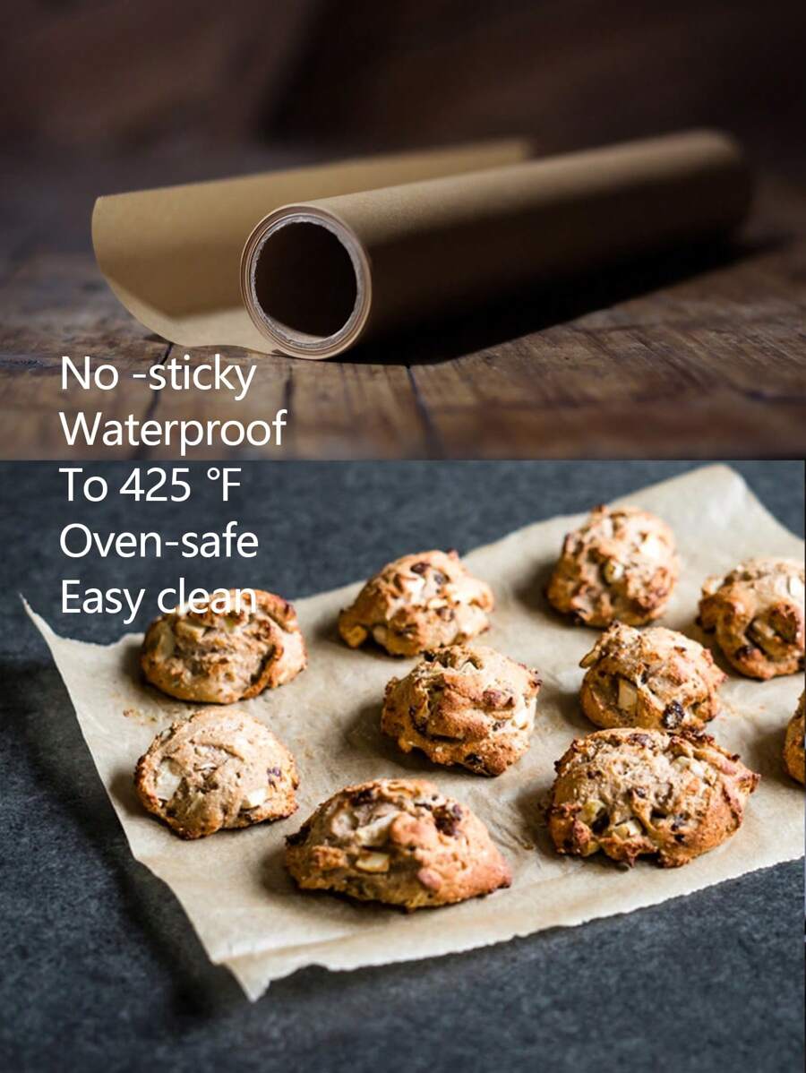 Unbleached Baking Paper Roll For Baking, 30 Cm X10mt, Non-Stick Baking ...