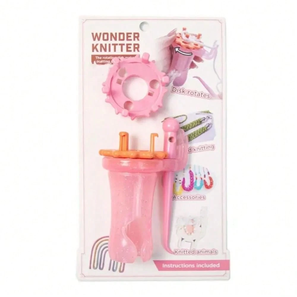 Plastic Knitting Spool Knitter Double Head Yarn Wool Knitter Weaving ...