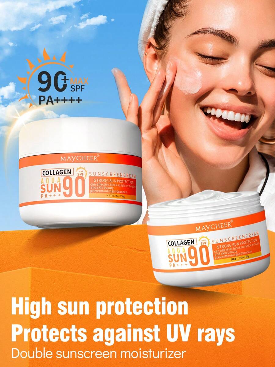 50g Sunscreen SPF 90 | Mineral-Based With Zinc & Titanium | Hydrating, Lightweight Protection ...