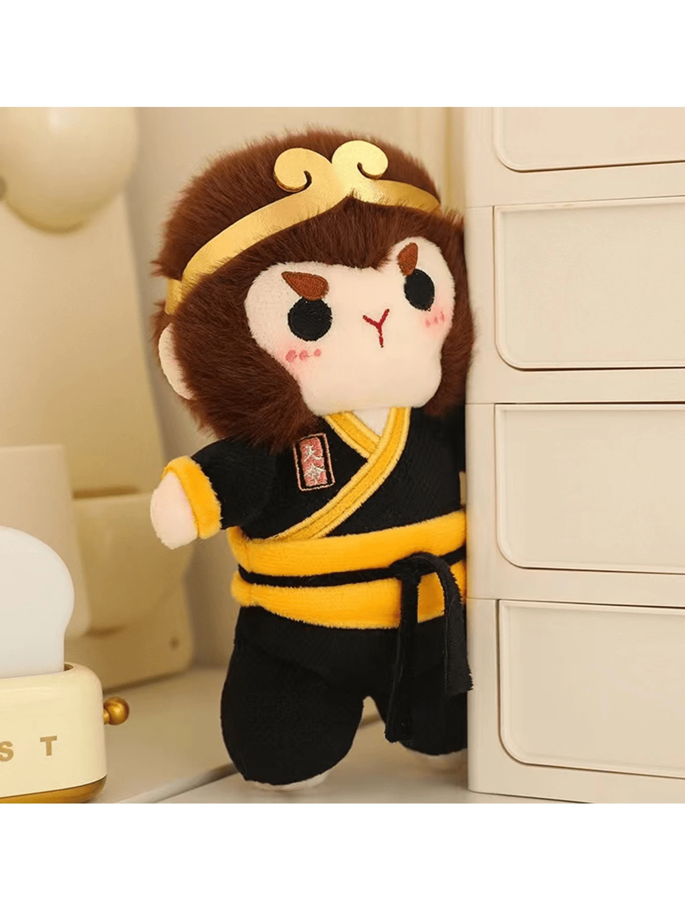 Cute Mythical Monkey King Plush Doll Pendant, Backpack Charm, Keychain ...