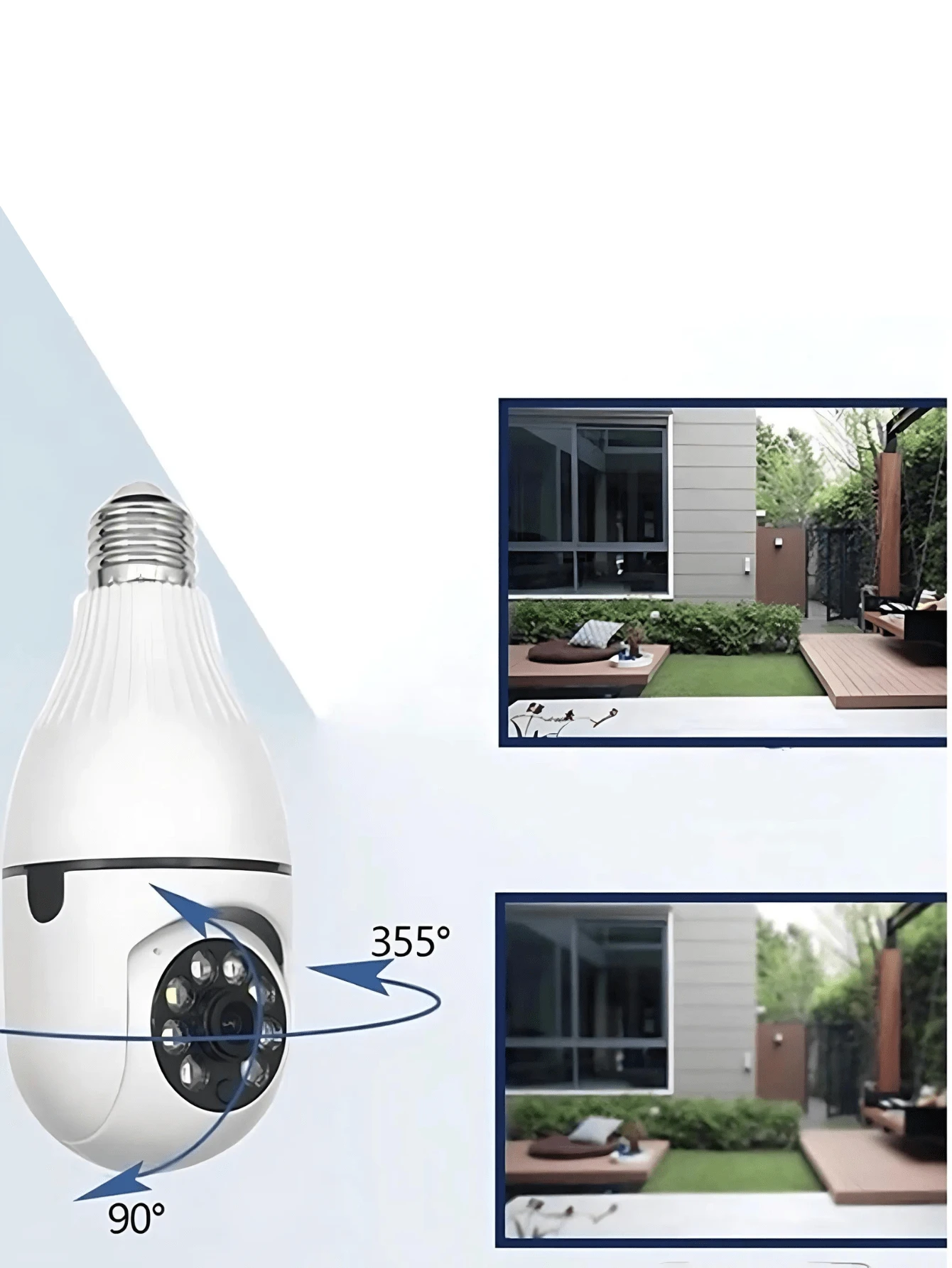 KIT 2 Units Mini IP Camera Wifi Wireless Night Vision Microphone ...