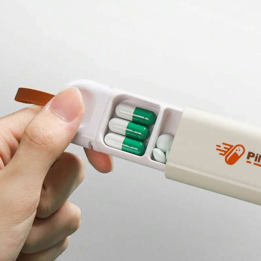 Portable Nordic Style Pill Box Tablet Pillbox Dispenser Medicine Boxes ...