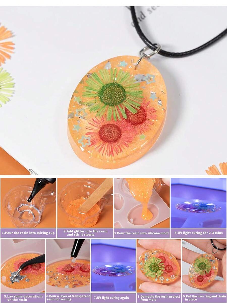 Epoxy Resin Kit For Beginners Resin Kit With Resin Molds100g To 500g Optional Resin Epoxy Kit