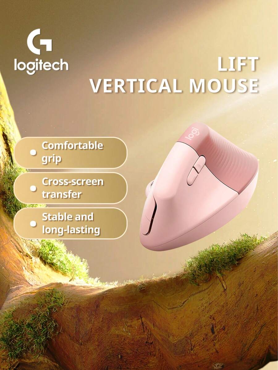 Logitech Lift Ergonomic Vertical Office Mouse Wireless Mouse Bluetooth ...