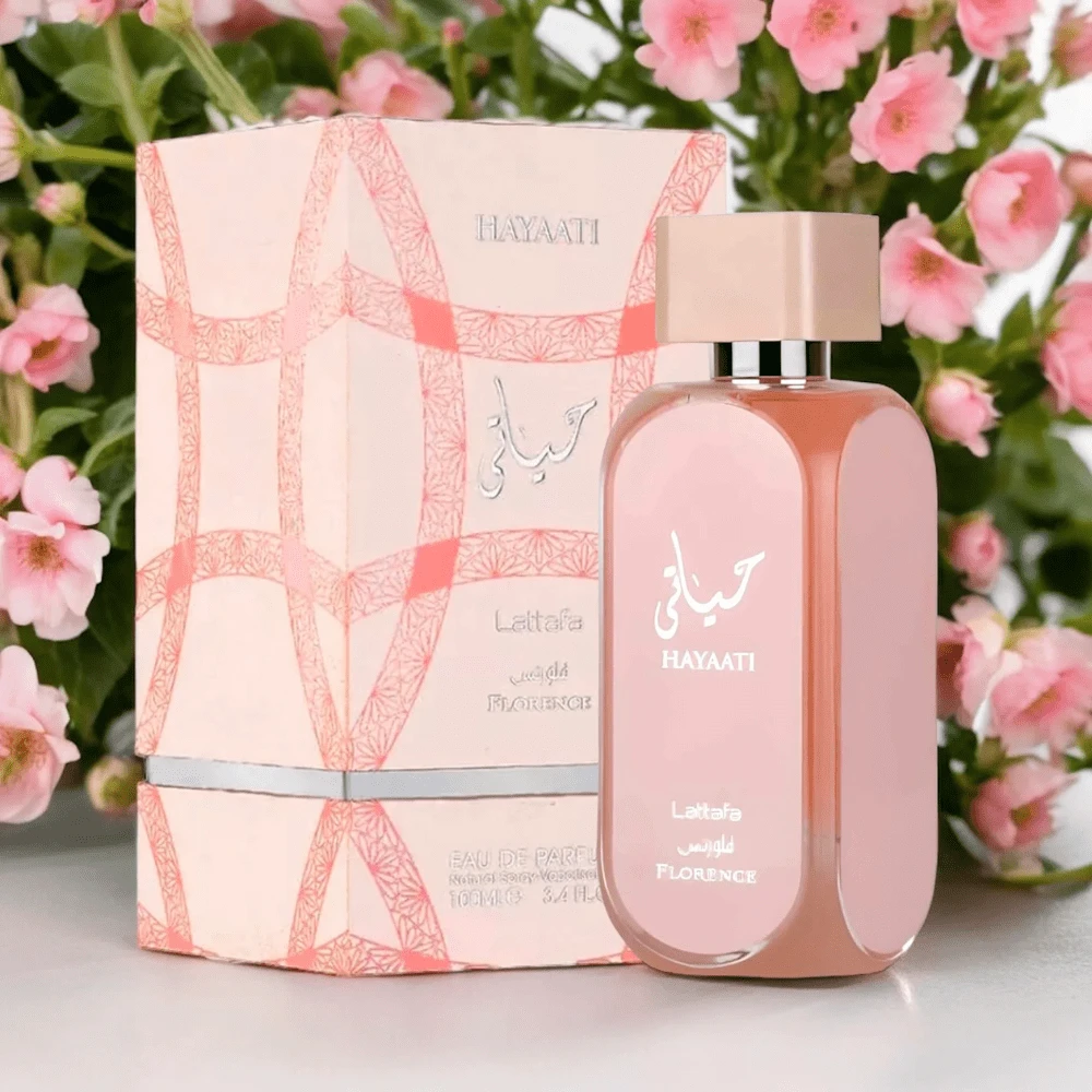 Lattafa Perfume Hayaati Florence para mujeres de Lattafa, frasco de 3.4 ...