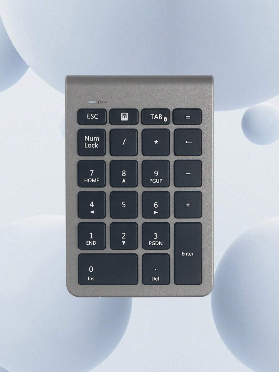 B038 Wireless Number Pads, Numeric Keypad Numpad 22 Keys Portable Bluetooth Financial Accounting ...