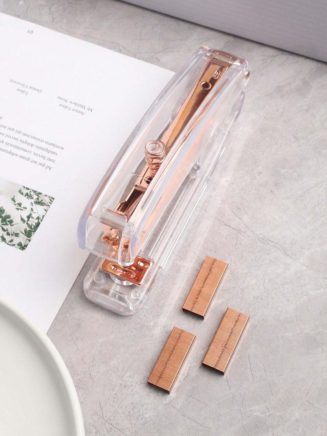 5pcs/Set High-Grade Rose Gold Office Stationery Set, Including 1pc ...