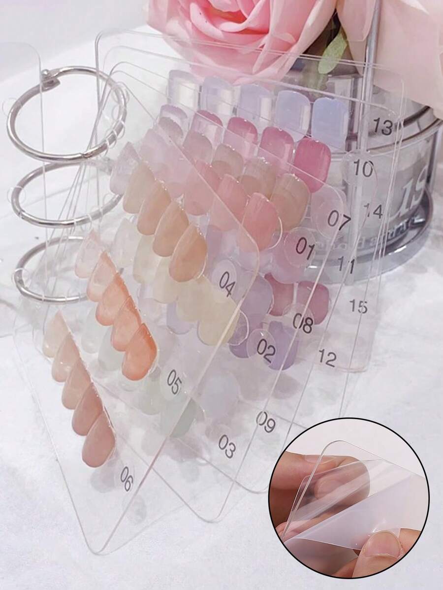 Klimonla Nail Art Display Atand Pattern Making Display Board Color Palette Finished Product