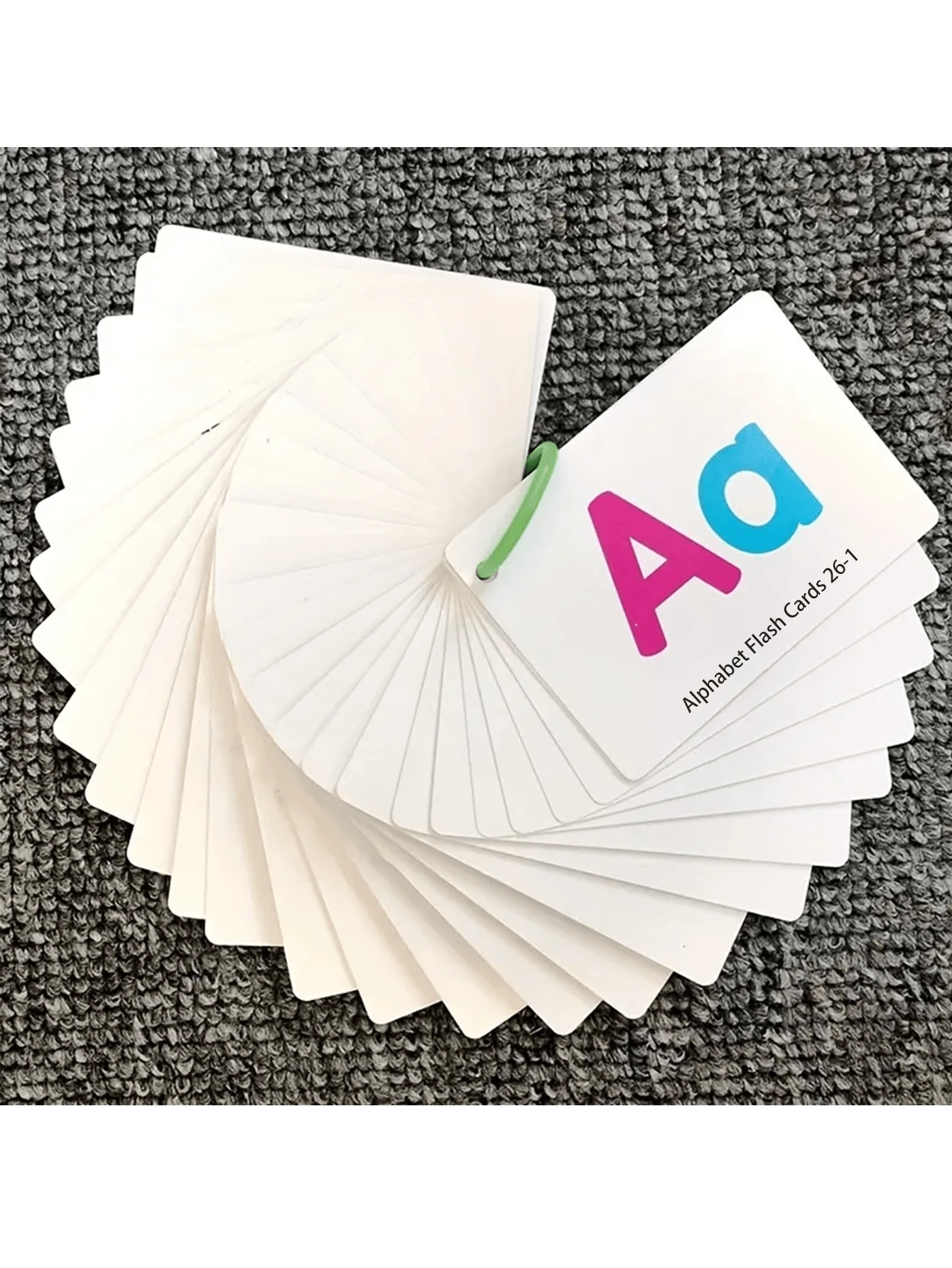 Early Childhood English Alphabet Flash Cards, Cartoon Learning Erasable ...