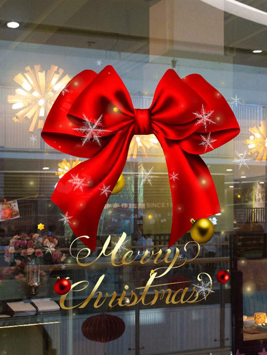 Decoration - Static Glass Window Sticker - Retail Store/Mall Showcase ...