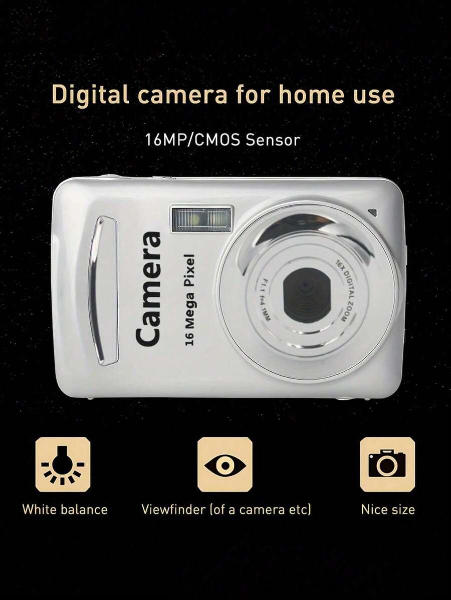 2.4-Inch Digital Camera With 16MP Resolution, Support 32G Micro SD Card ...