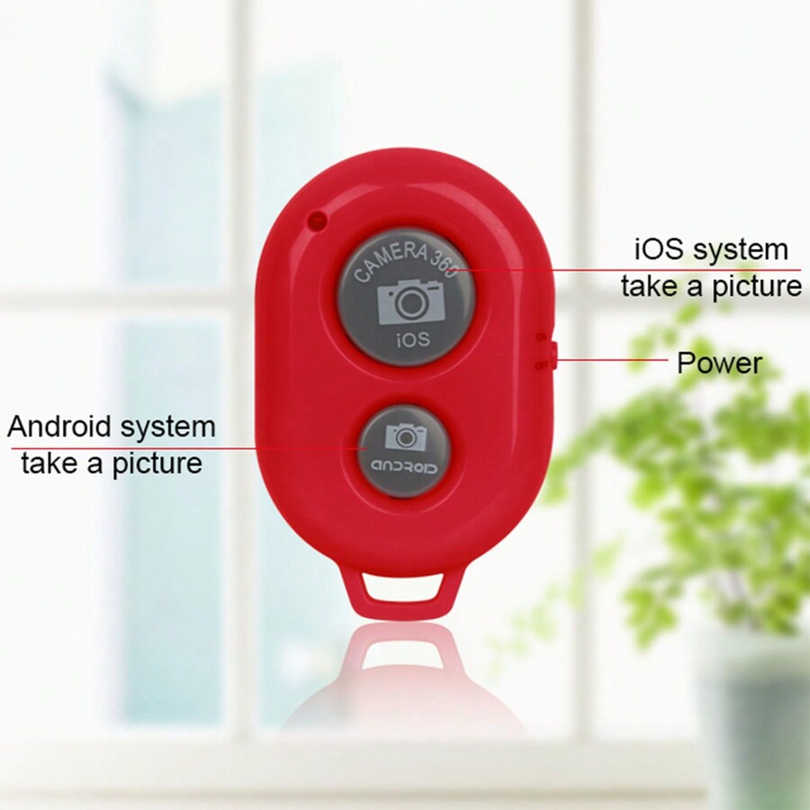 Global Phoenix Wireless Shutter Remote Controller For Android IOS Devices - Pocket-Sized - Black ...