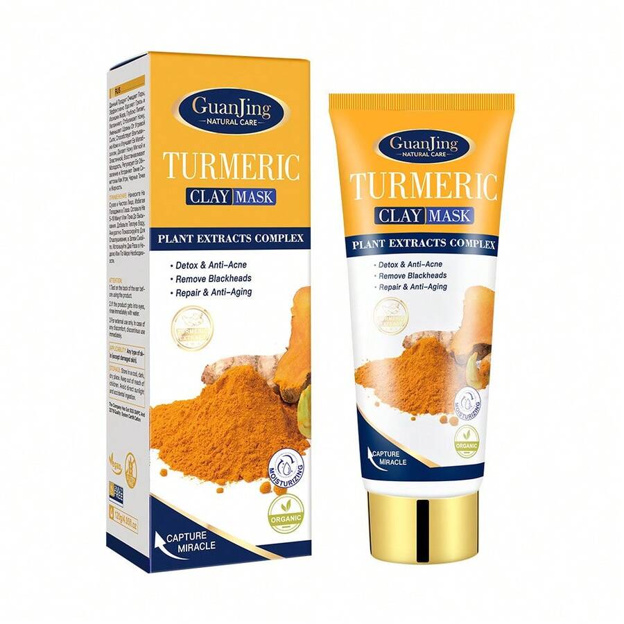 Turmeric Cleansing Mud Mask Removes Blackheads And Brightens Turmeric ...
